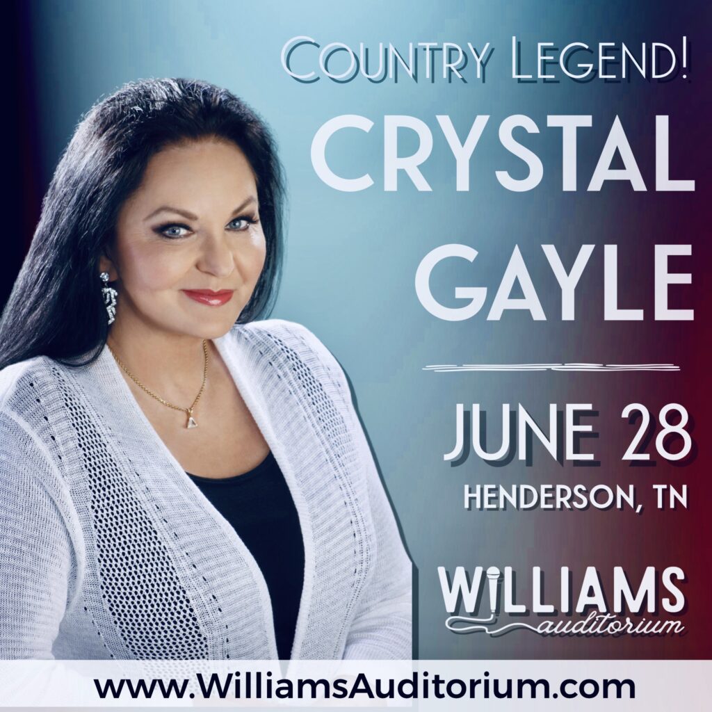 Jackson TourismCrystal Gayle @ Williams Auditorium
