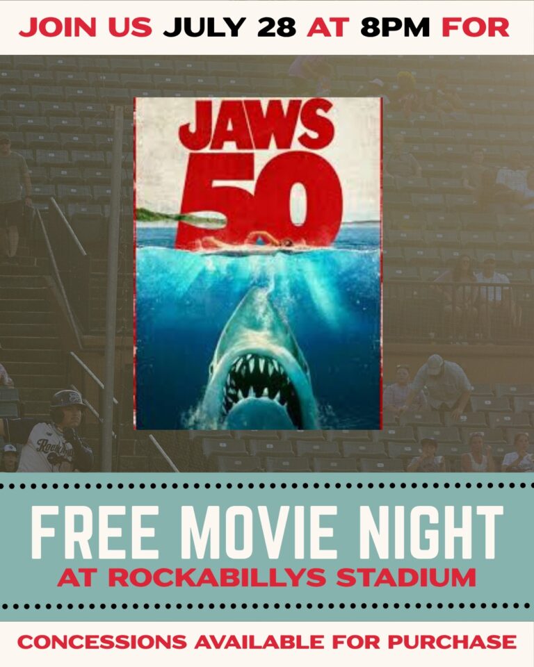 Jackson TourismFree Movie Night at Rockabillys Stadium – JAWS